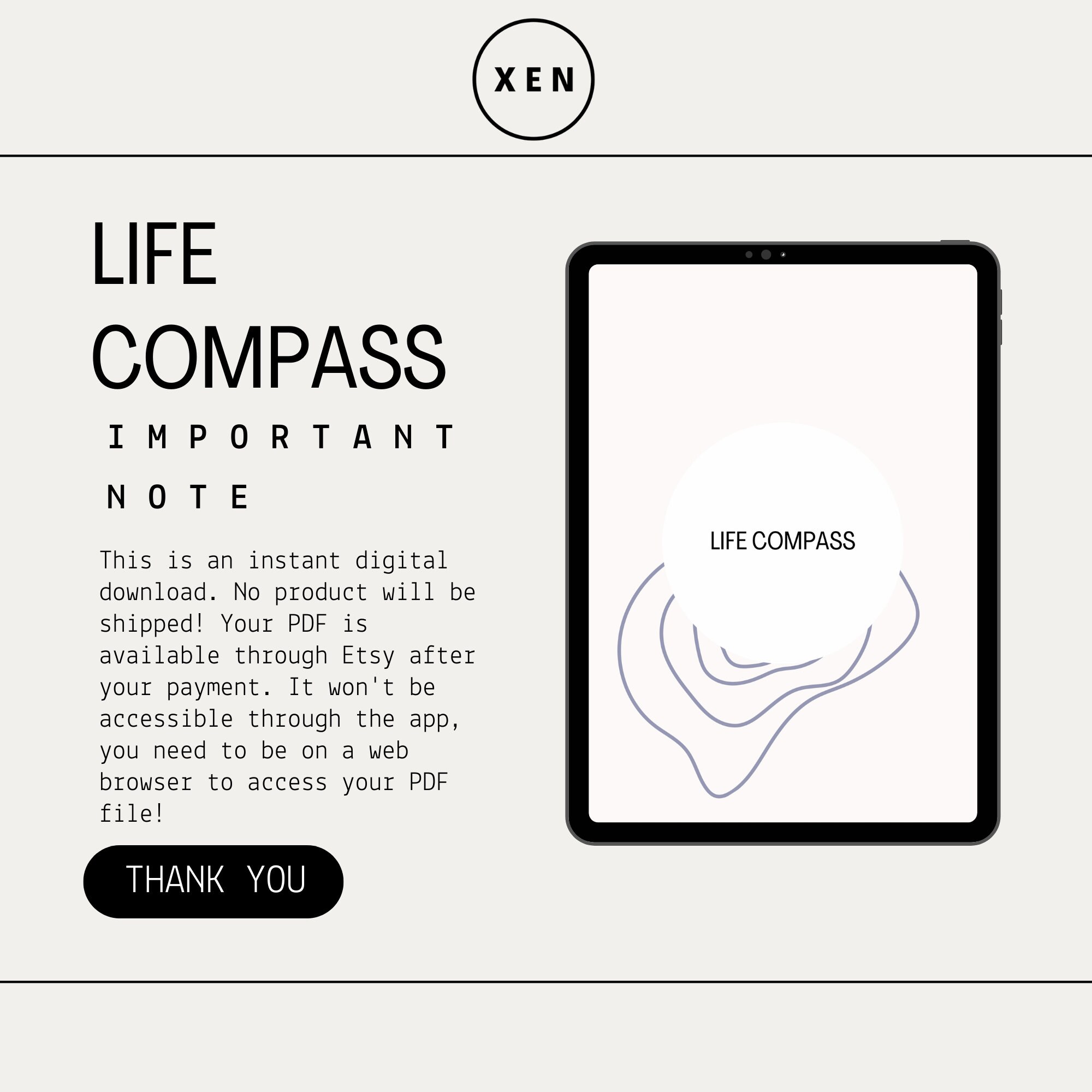 Life Compass Therapy Worksheet Mental Health Therapy - Etsy