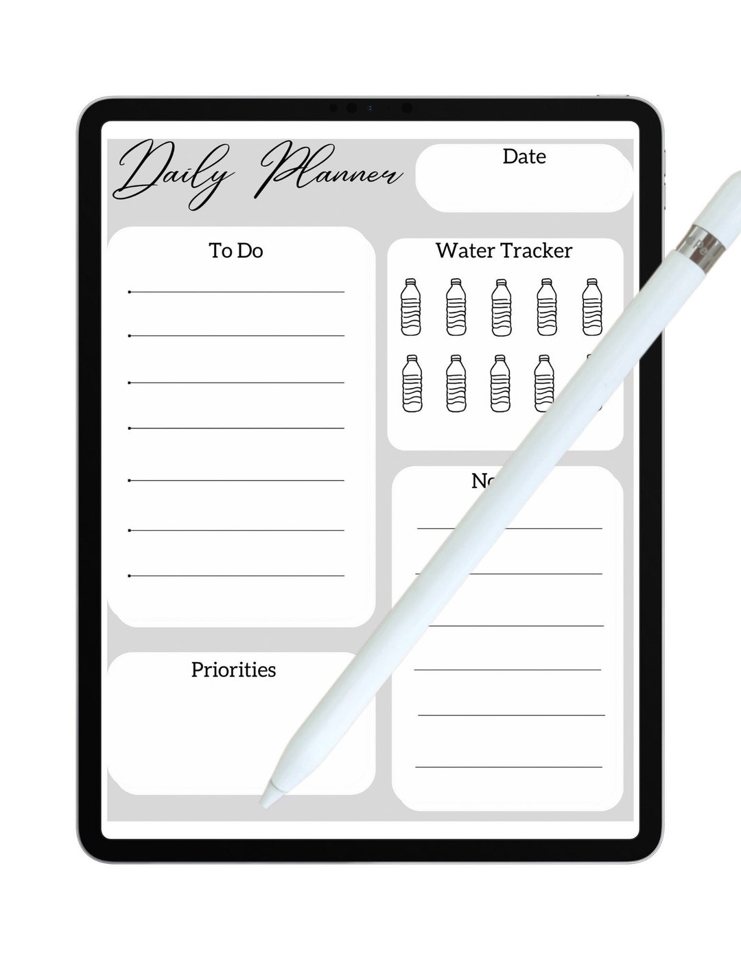 Daily Planner + Notes List - Etsy