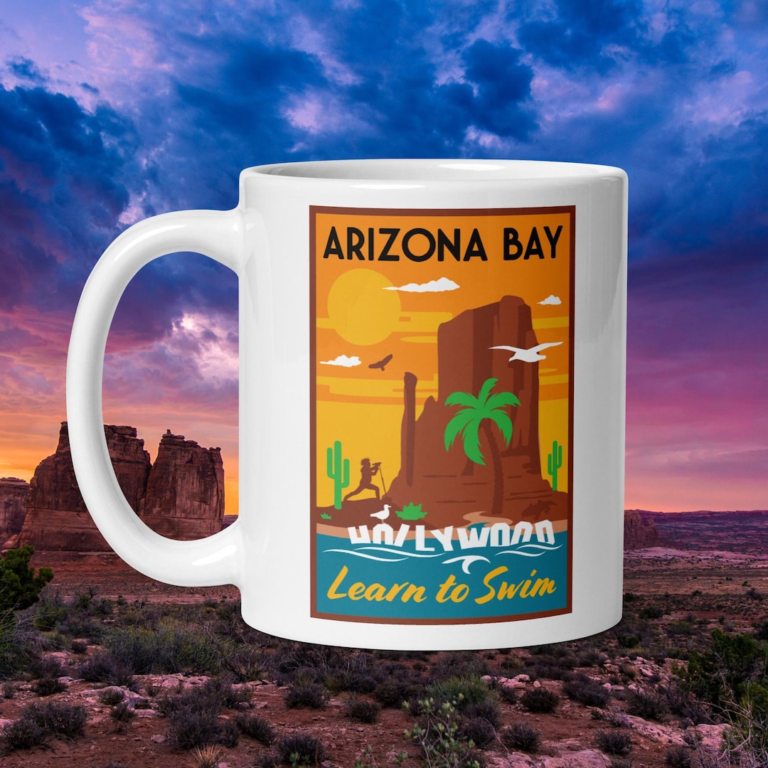 Learn to Swim at Scenic Arizona Bay! Ceramic Coffee Mug - Etsy