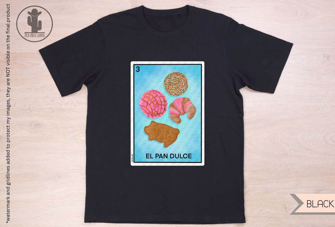 Pan Dulce Concha Loteria Shirt Funny Spanish Mexican Hispanic Shirt ...