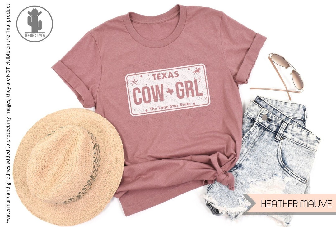 Texas License Plate Cowgirl Shirt Texas Shirt for Women Texas State ...