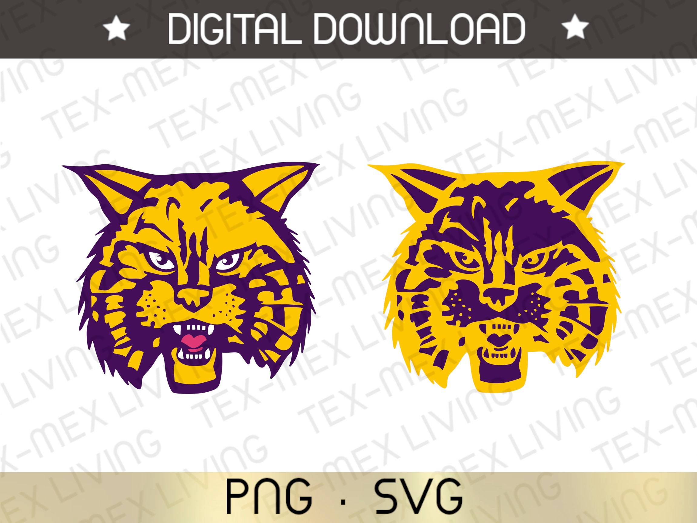 Wildcats Wildcat Logo Icon Printable Svg Png Digital Download - Etsy Canada