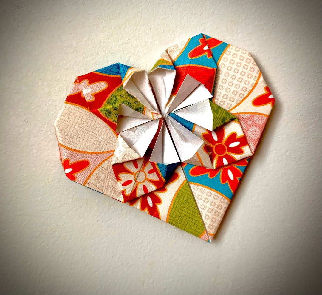 25+ Origami Blossom Hearts - Etsy