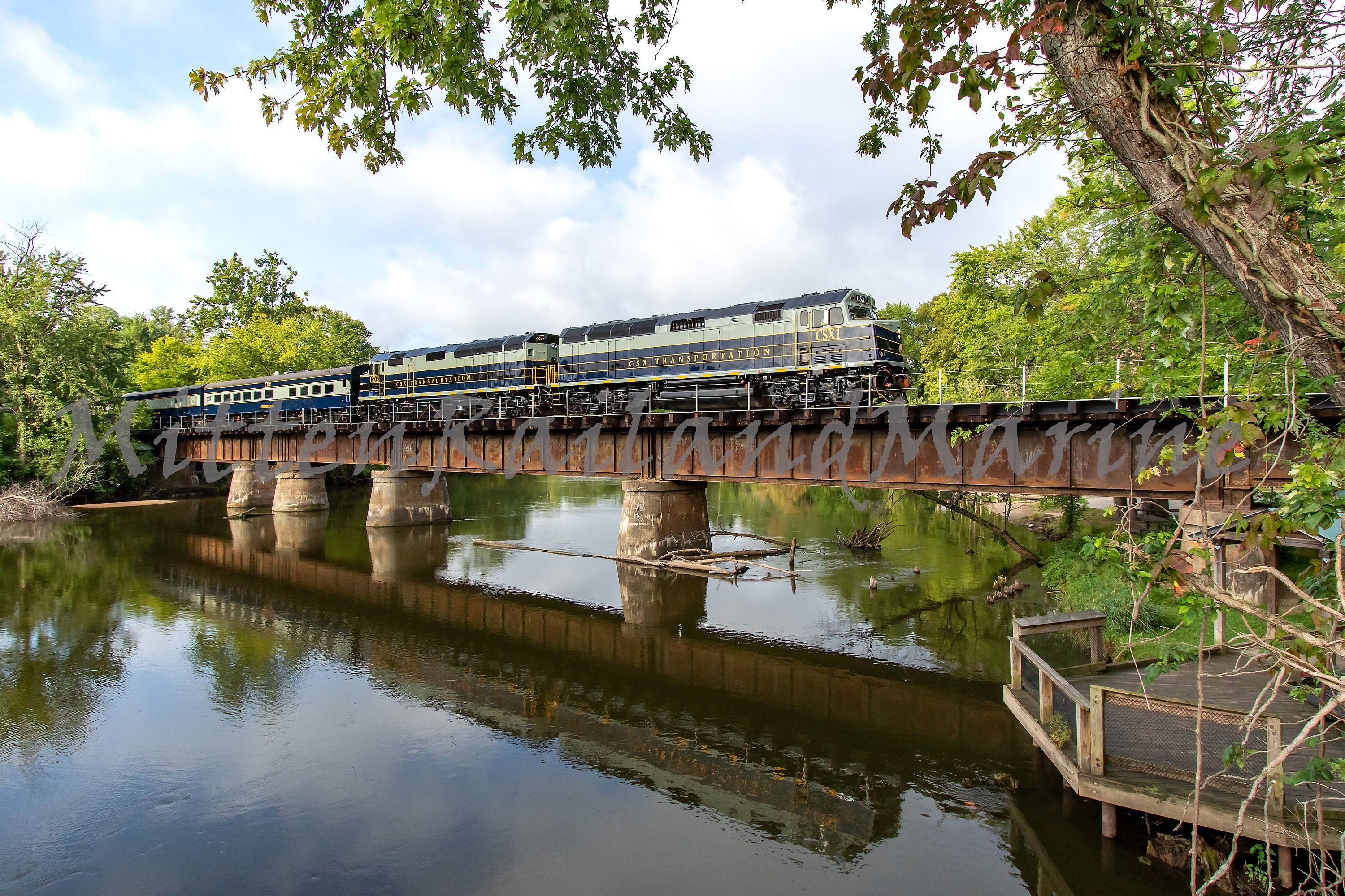 CSX Office Business Special Train EMD F40PH CSX 1 Kalamazoo River ...