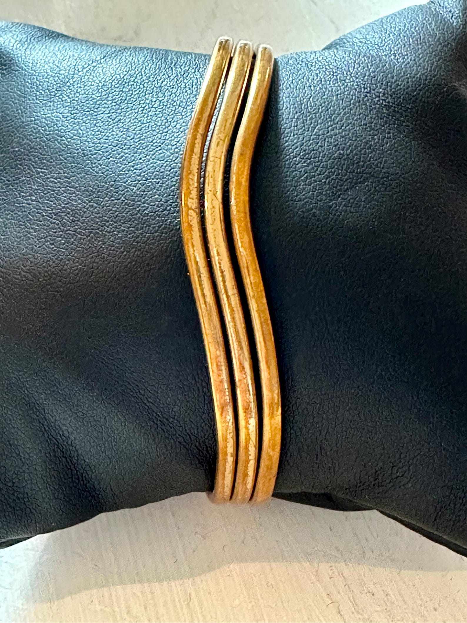 Vintage Sergio Lub Brass California Wave Cuff Bracelet - Etsy
