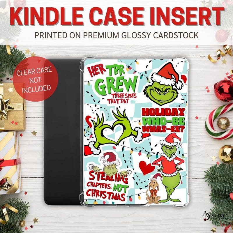 Grinch Kindle Case - Etsy