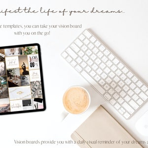 Ipad Vision Board Pack Dream Board Templates Canva - Etsy