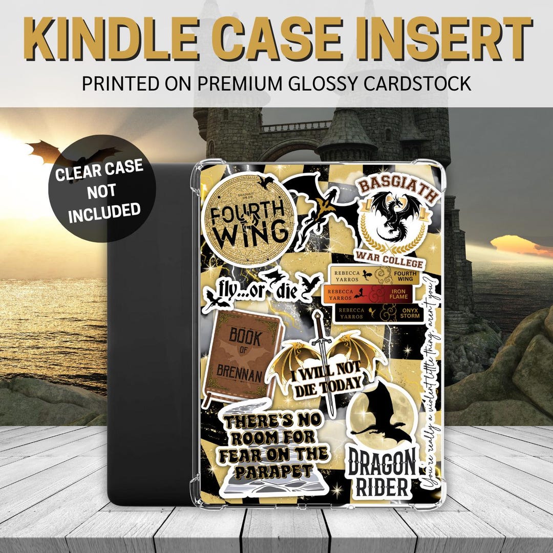 Fourth Wing Kindle Case Insert | Kobo | Boox Go Color 7 | Fourth Wing ...