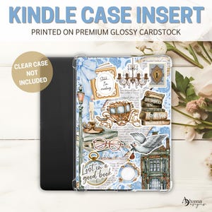 Vintage Romance Kindle Case Insert | Kindle Clear Case Insert | Bookish ...