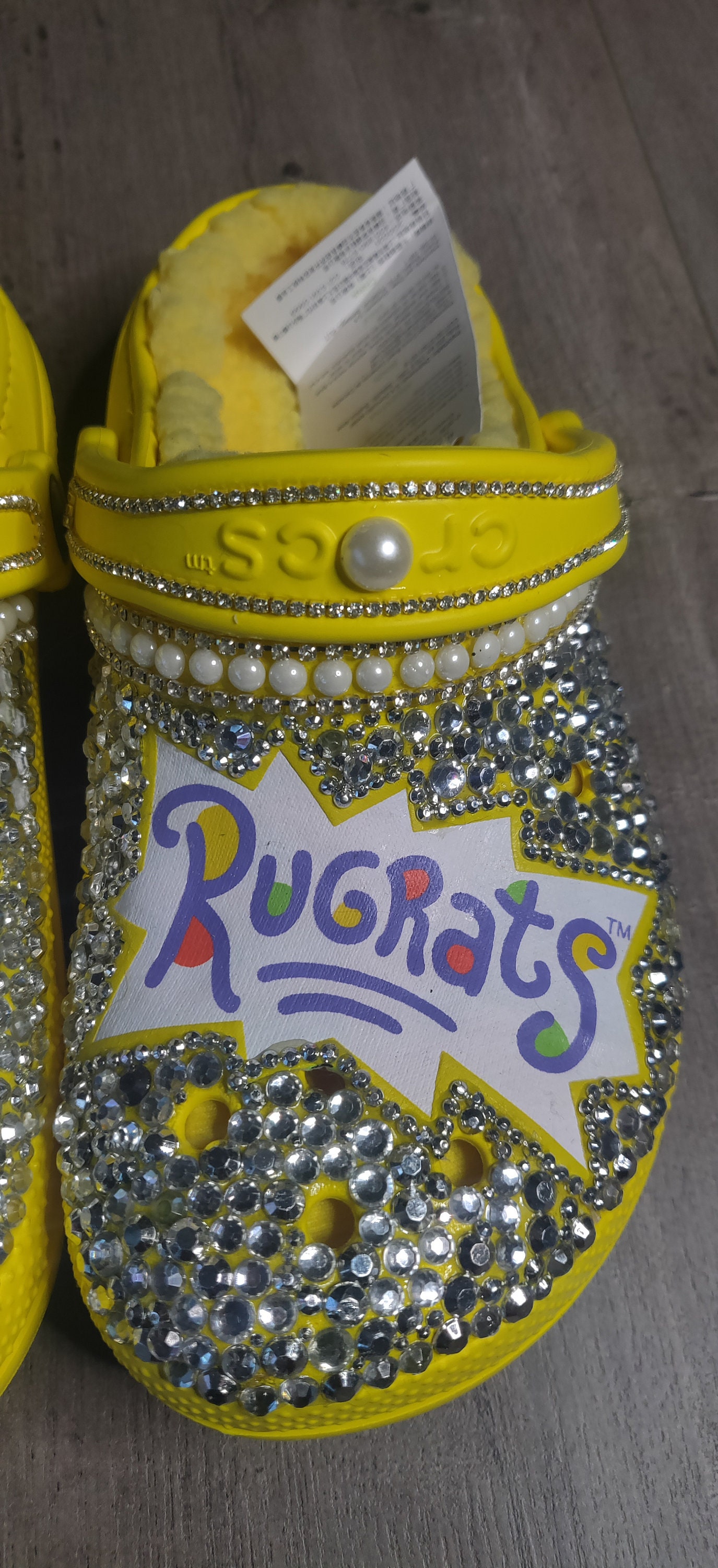 Custom Made Fully Blinged Out Crocs - Rugrats Them Size 8 - Etsy