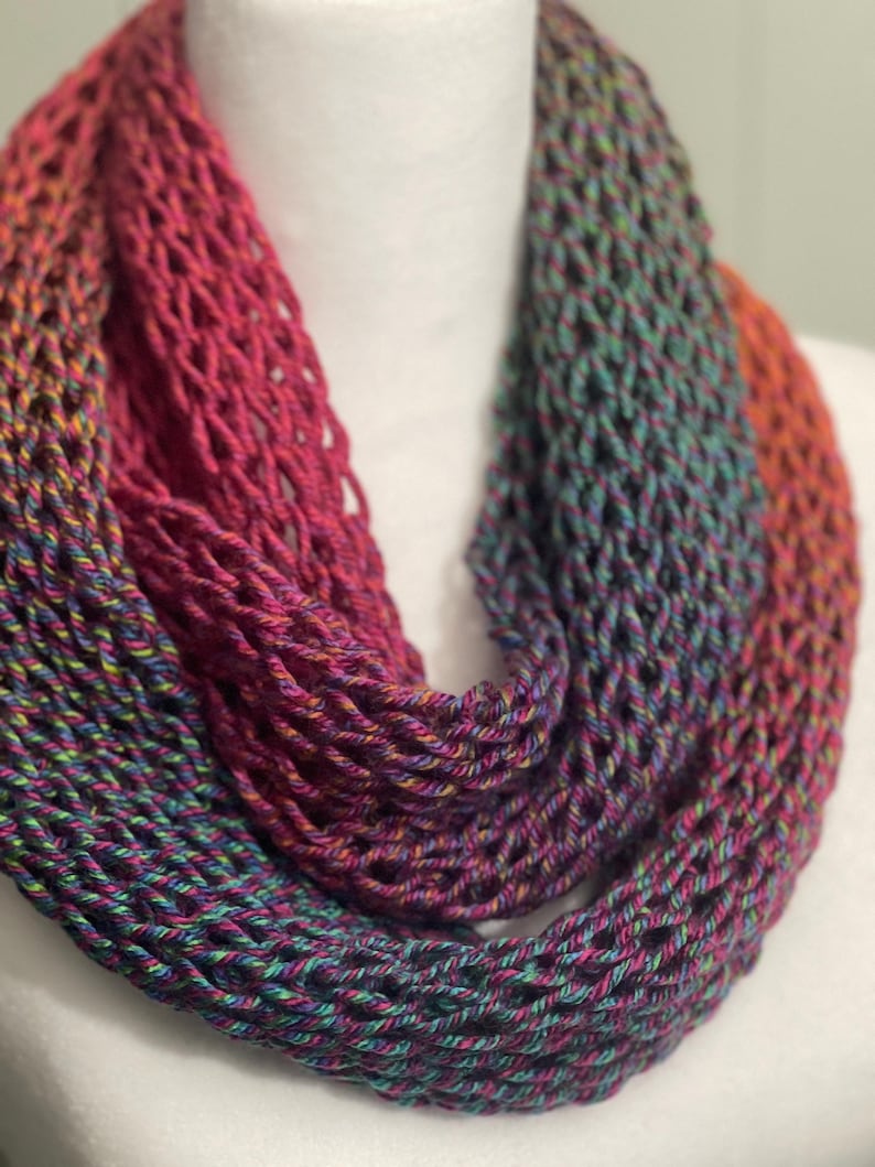 Women's Knit Infinity Scarf - Gradient - Etsy
