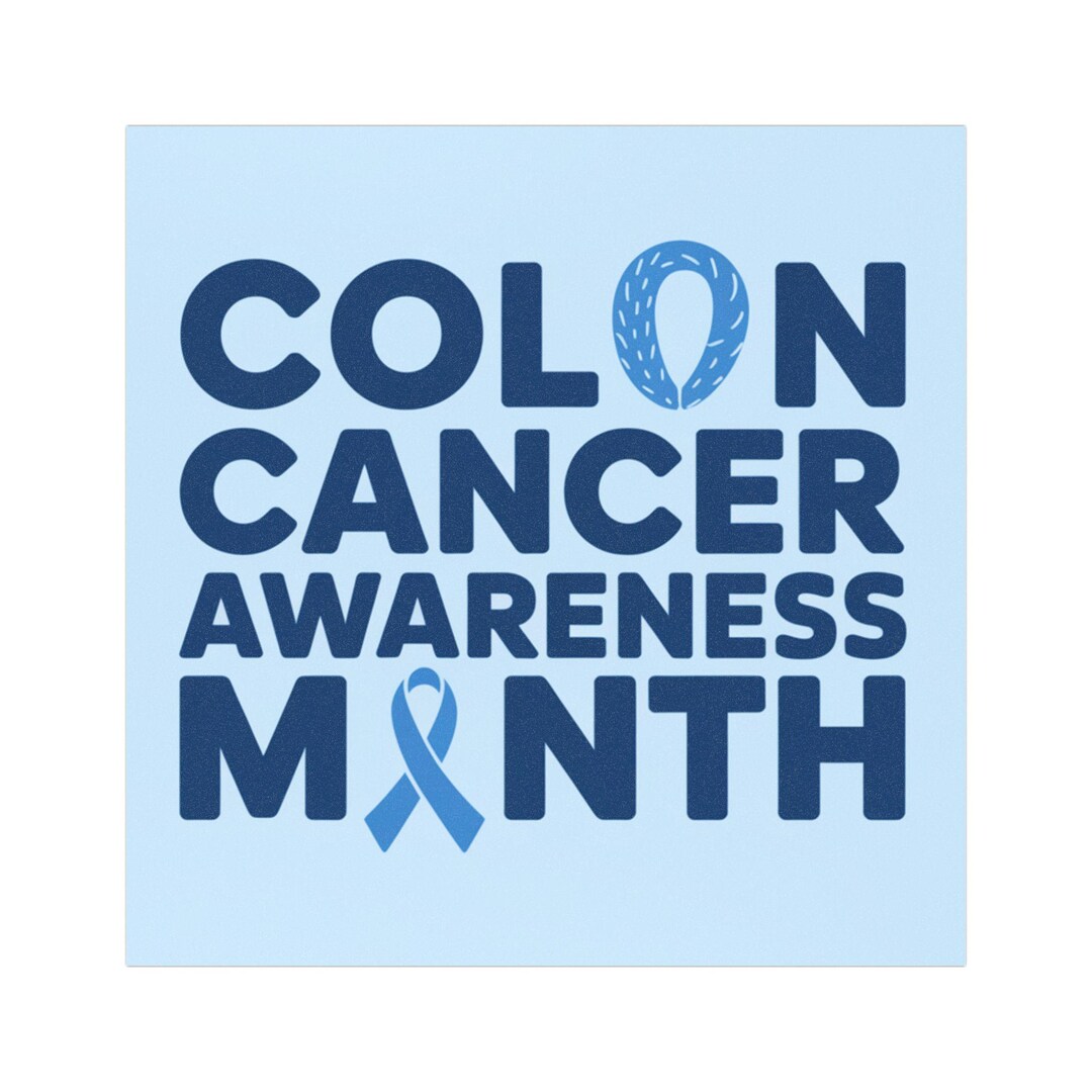 Car Magnets - Colon Cancer Awareness Blue Ribbon, Vehicle Decals ...
