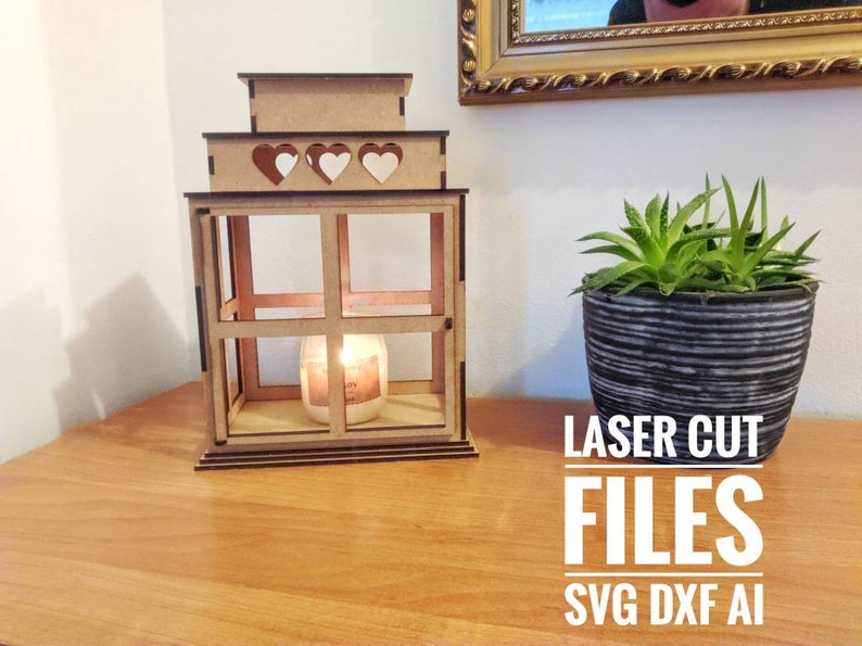 Lantern Dxf Svg Ai Lightburn File - Etsy
