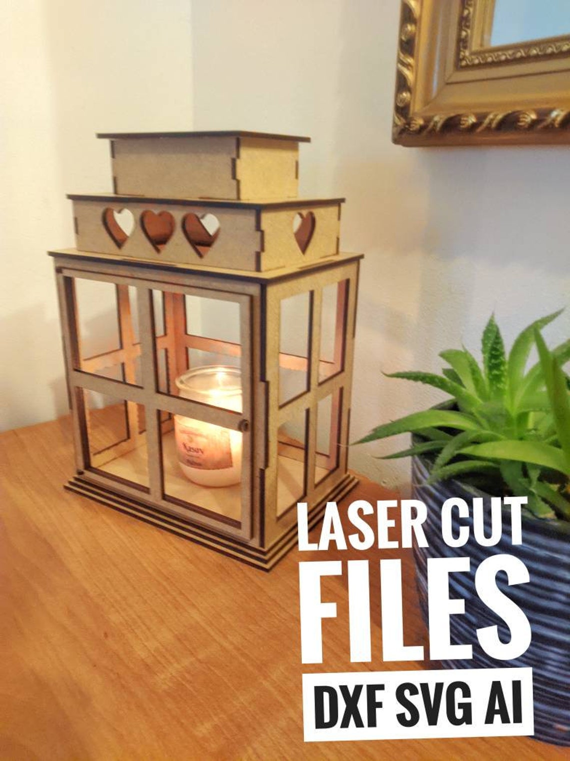 Lantern Dxf Svg Ai Lightburn File - Etsy