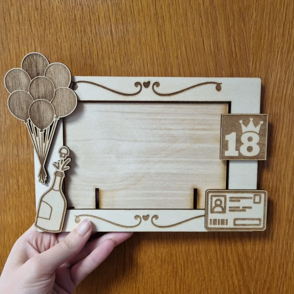 18 Birthday Photo Frame Laser Cut Files Dxf Svg Ai - Etsy