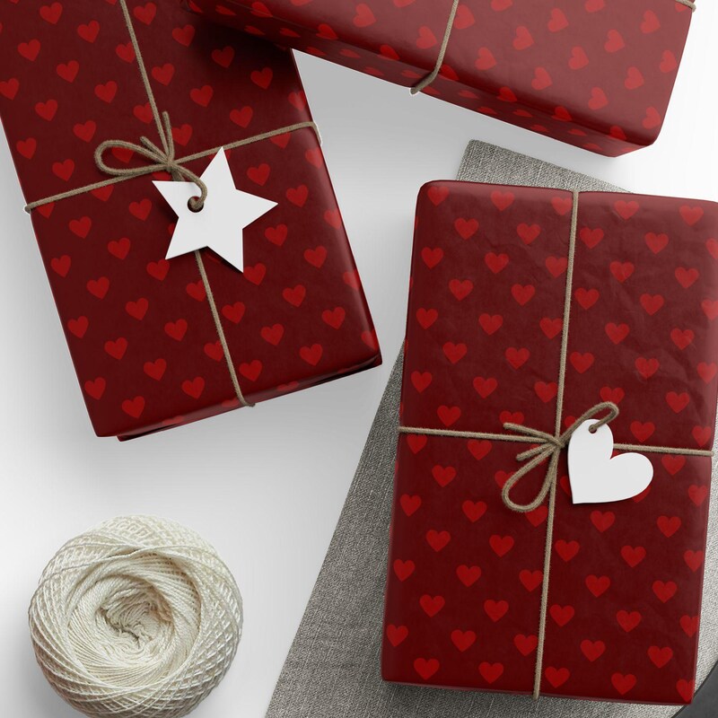 Romantic Wrapping Paper - Etsy