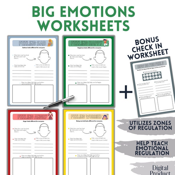 Zones Of Regulation Etsy