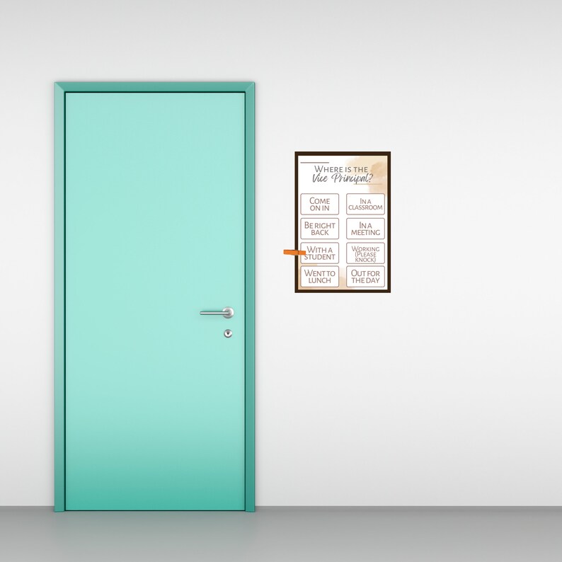 Vice Principal Door Sign Office Where is the Vice Principal - Etsy