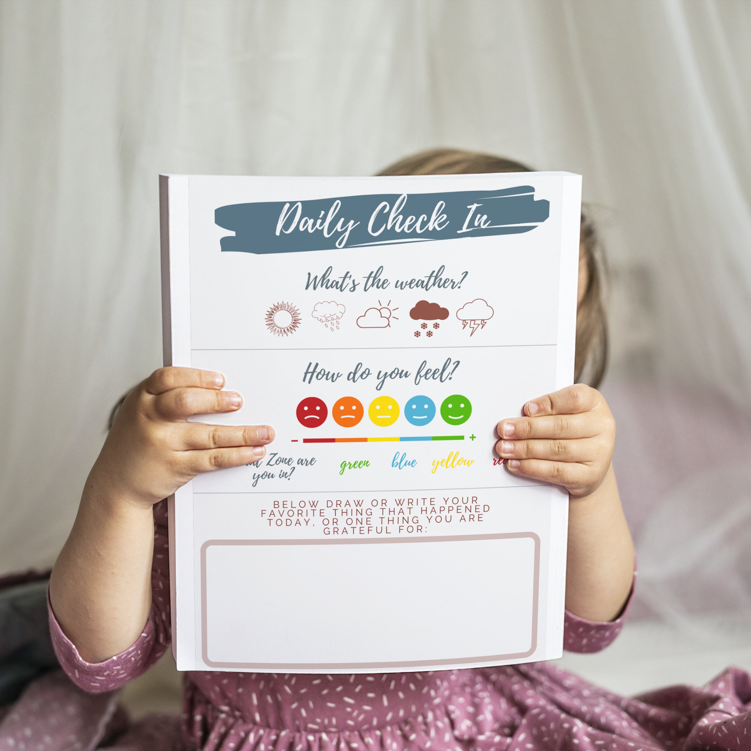 Daily Check in Sheet Following Instructions Worksheet Zones of ...