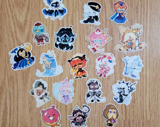 Cookie Run Kingdom Character Laminated Stickers - Etsy
