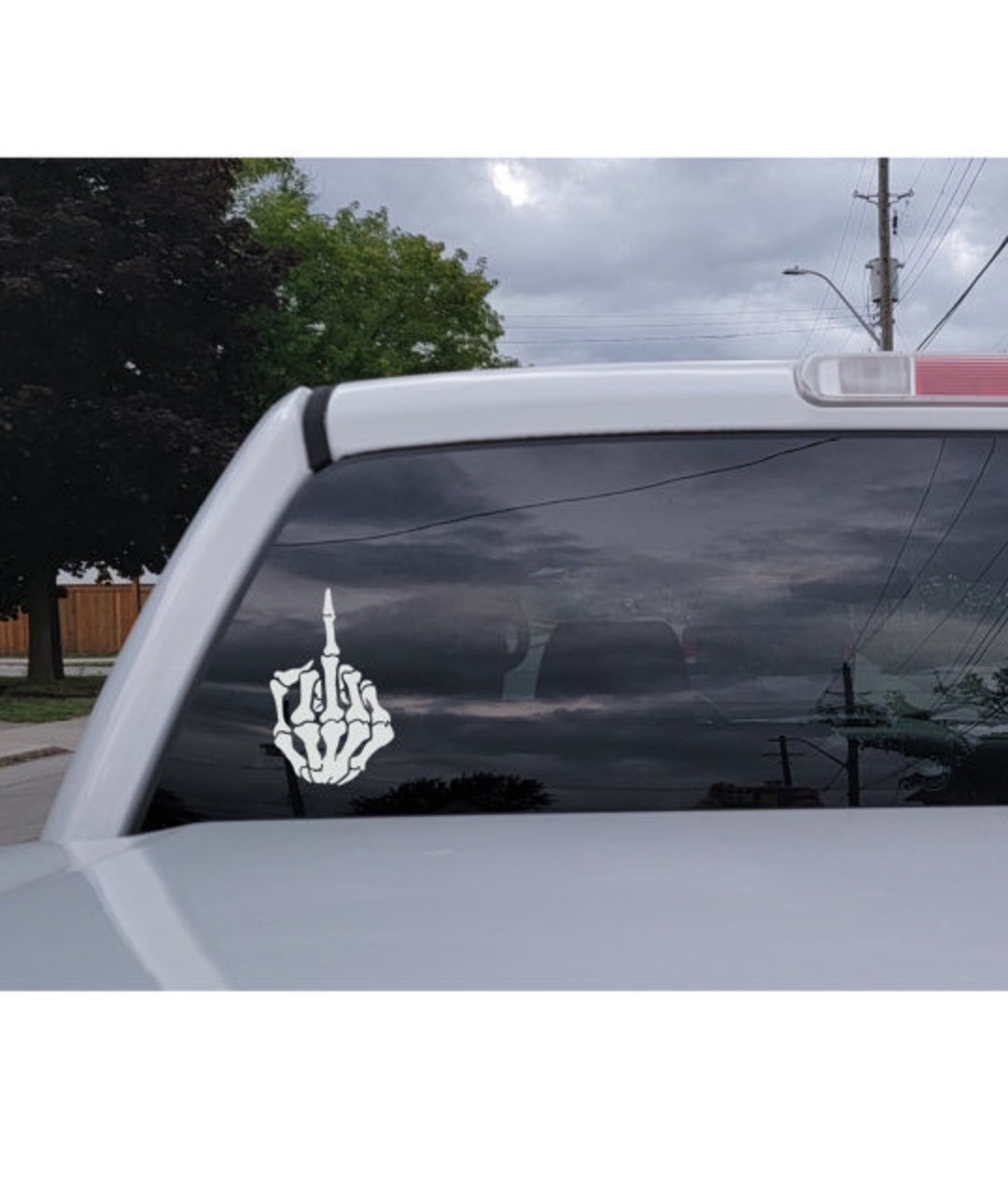 Middle Finger Decal - Etsy