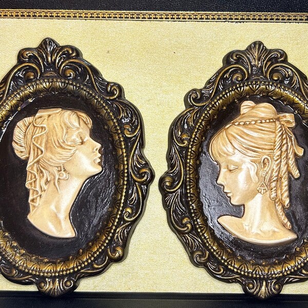 Chalkware Plaques - Etsy