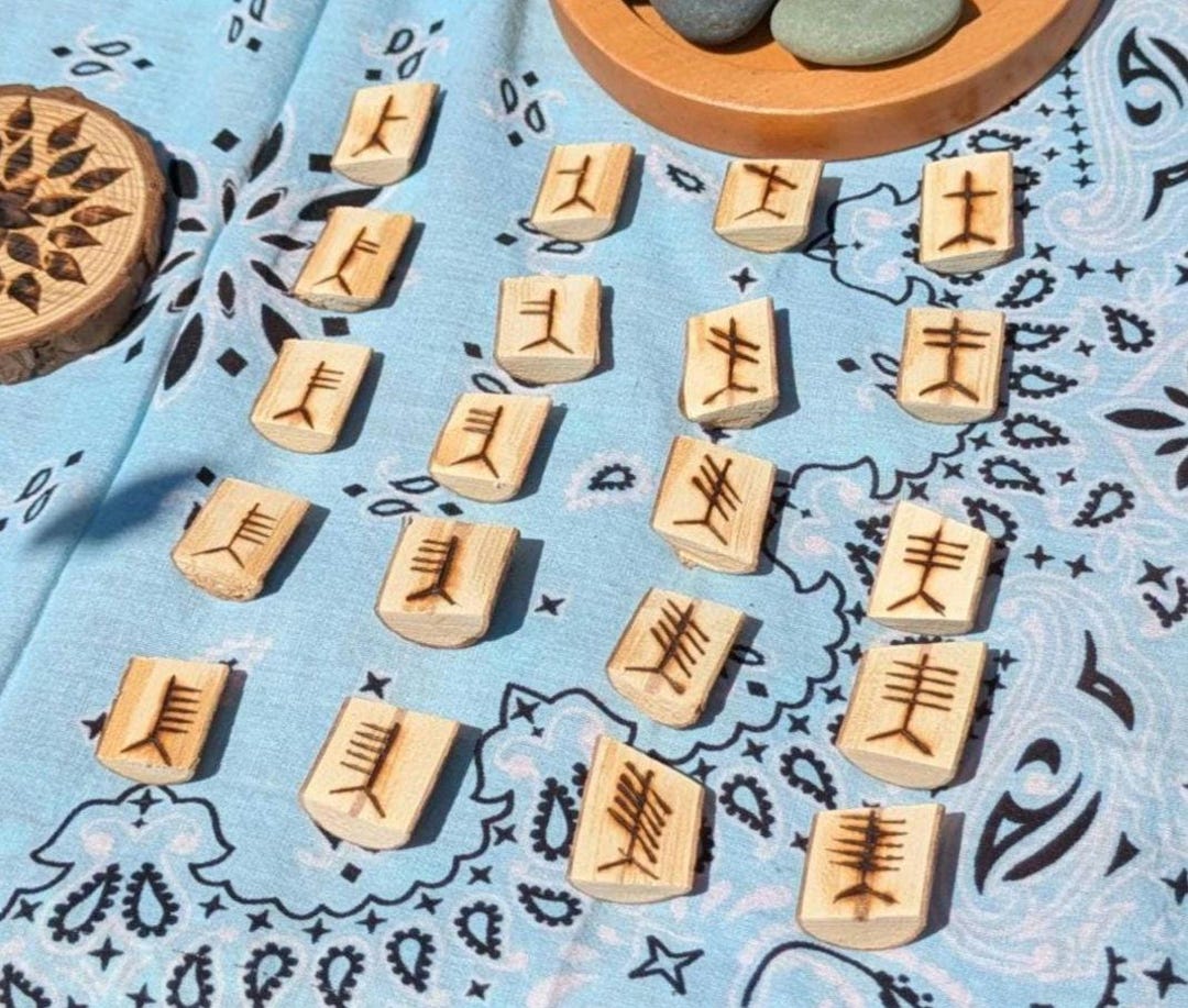Ogham Stave Set - Etsy