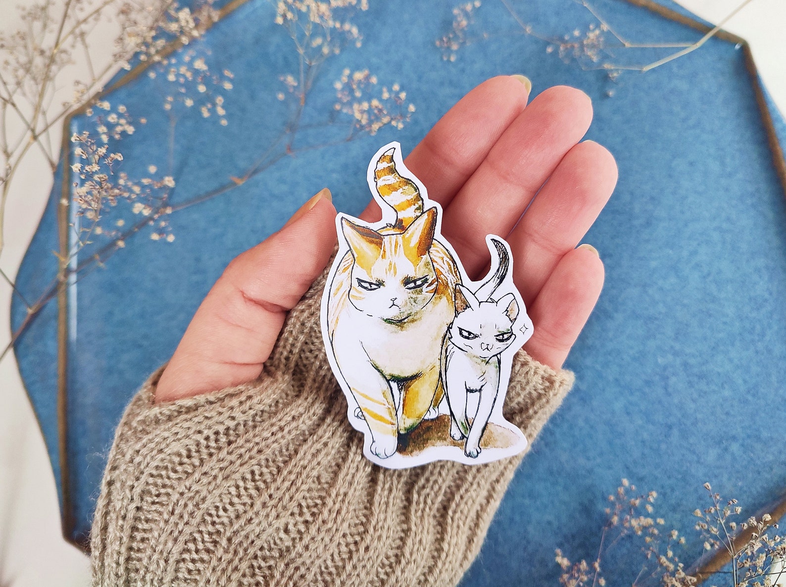 Eleceed Manhwa Cat Stickers Kayden and Kartein - Etsy