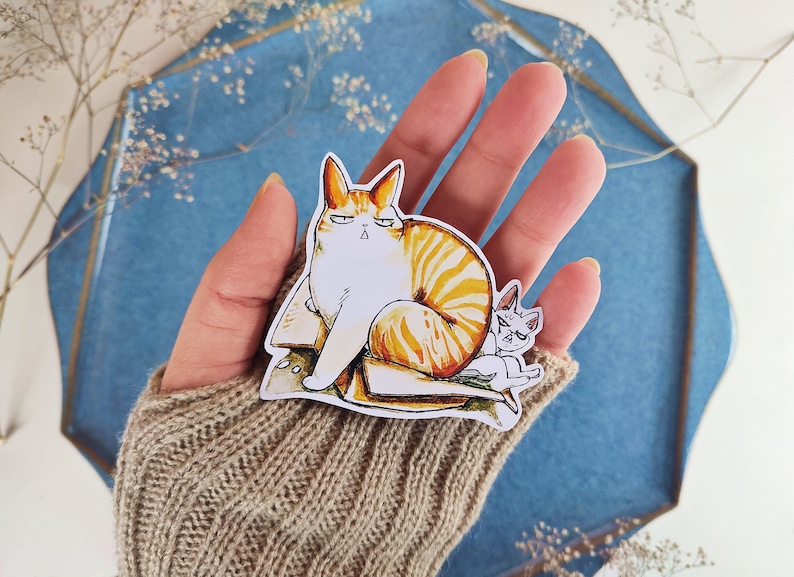 Eleceed Manhwa Cat Stickers Kayden and Kartein - Etsy