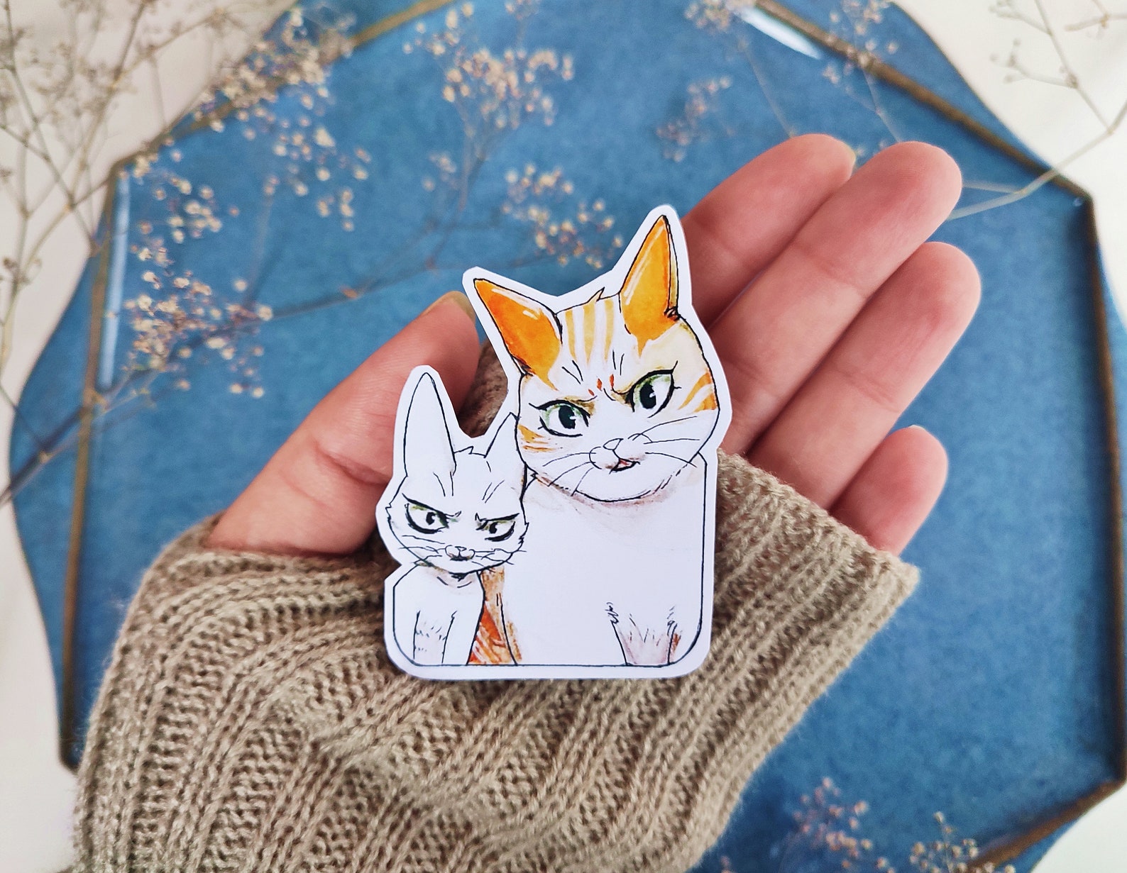 Eleceed Manhwa Cat Stickers Kayden and Kartein - Etsy