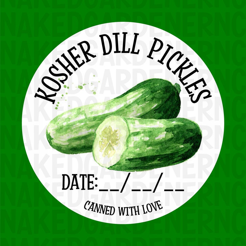 Pickle Labels - Etsy