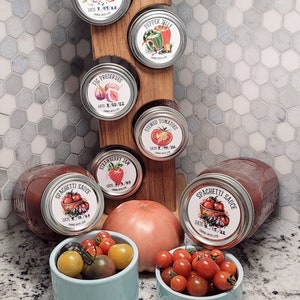 Hot Salsa Canning Labels for Regular Mouth Jar or Wide Mouth Jar ...