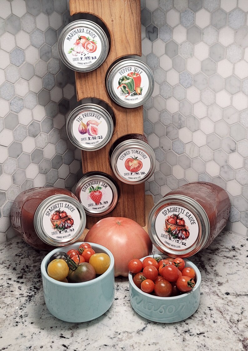 Salsa Verde Canning Labels for Regular Mouth Jar or Wide Mouth Jar ...