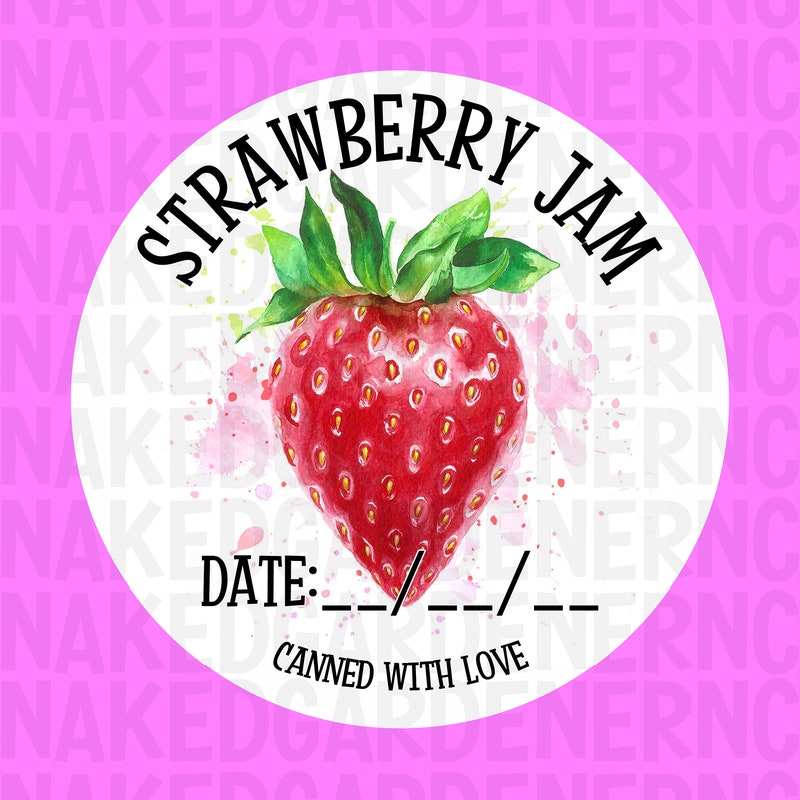 Jam Label - Etsy
