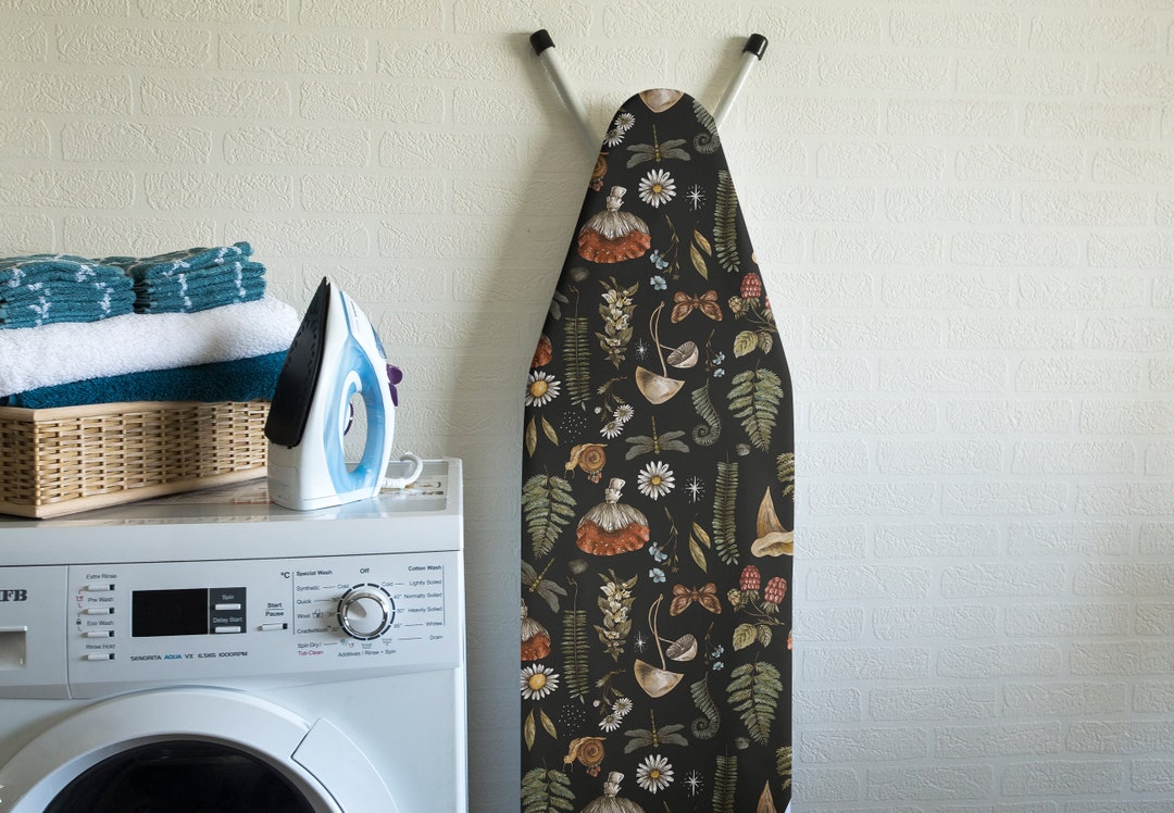 UNIVERSAL Ironing Board Cover up to 140x45cm - 100% Cotton Top Layer ...