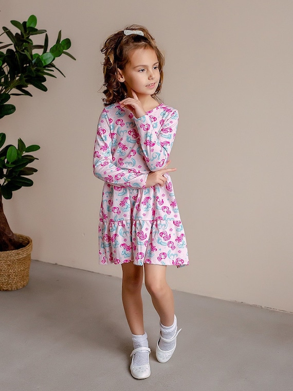 Dress Ella Mermaids Charming Dress for Everyday and Holidays - Etsy