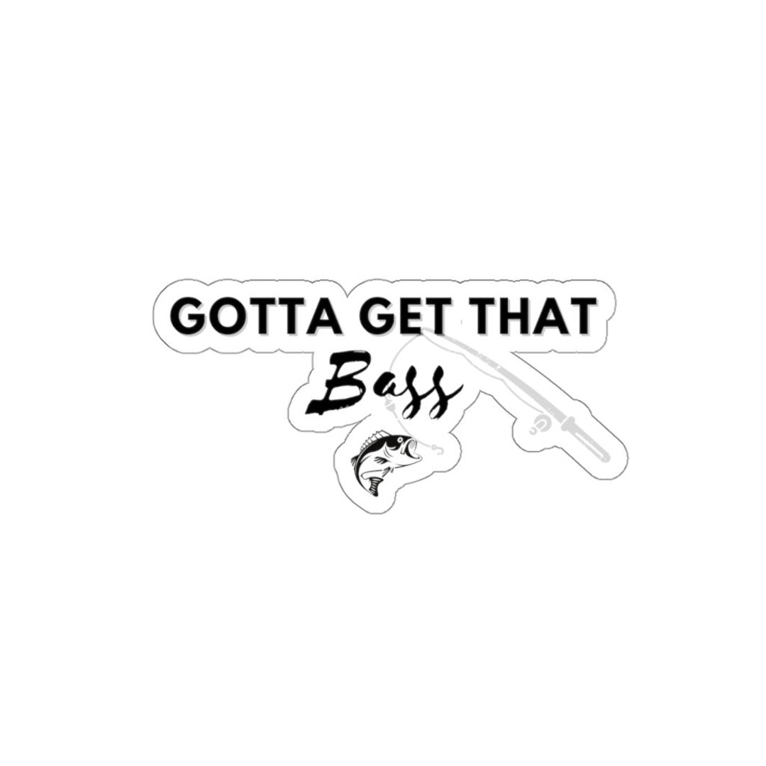 Bass Fishing Die-cut Sticker - Etsy