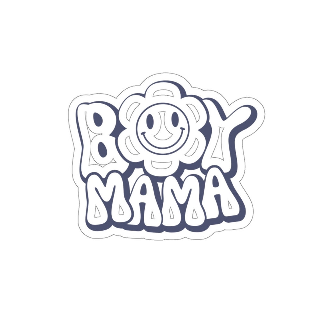 Boy Mama Die-cut Sticker - Etsy