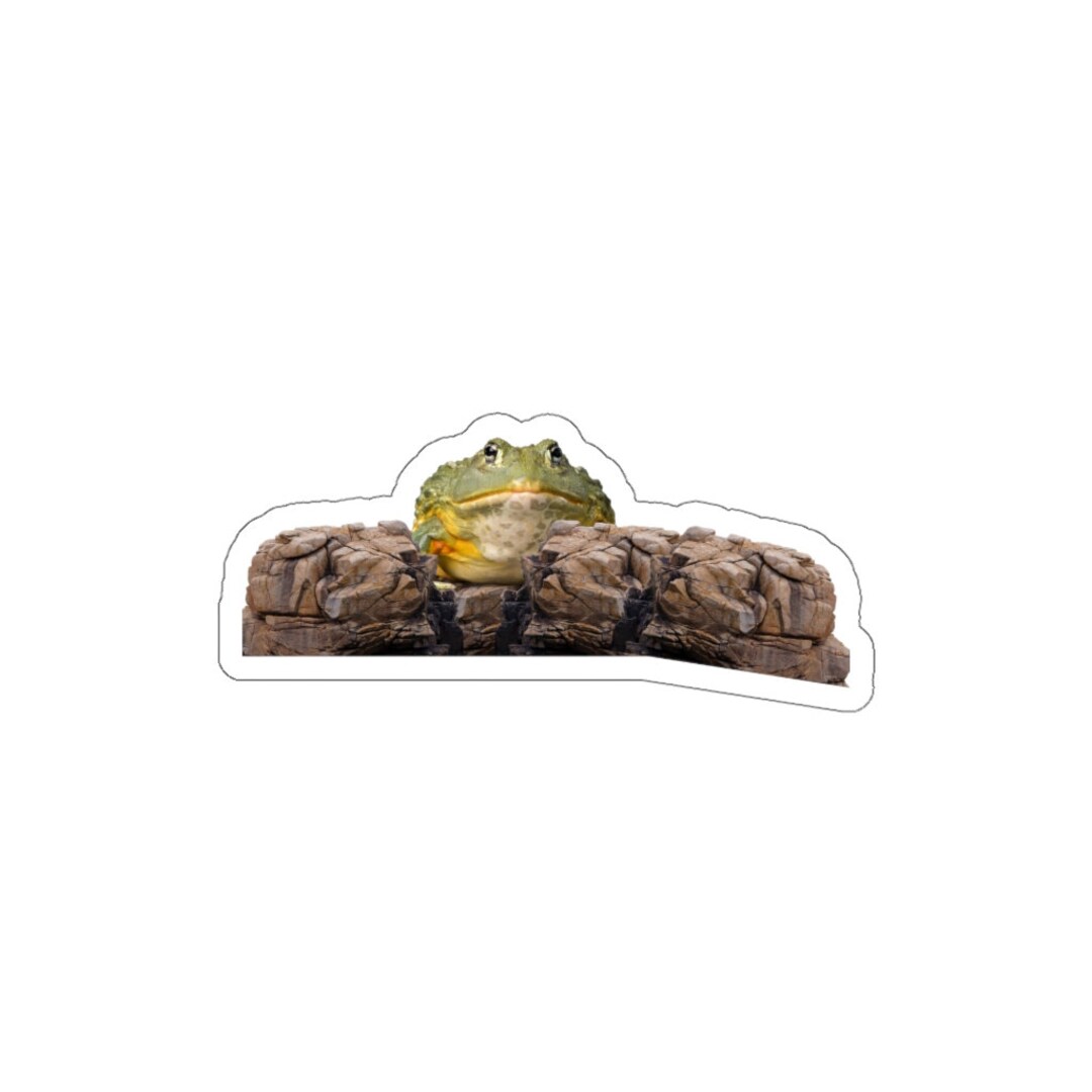 Frog Die-cut Sticker - Etsy