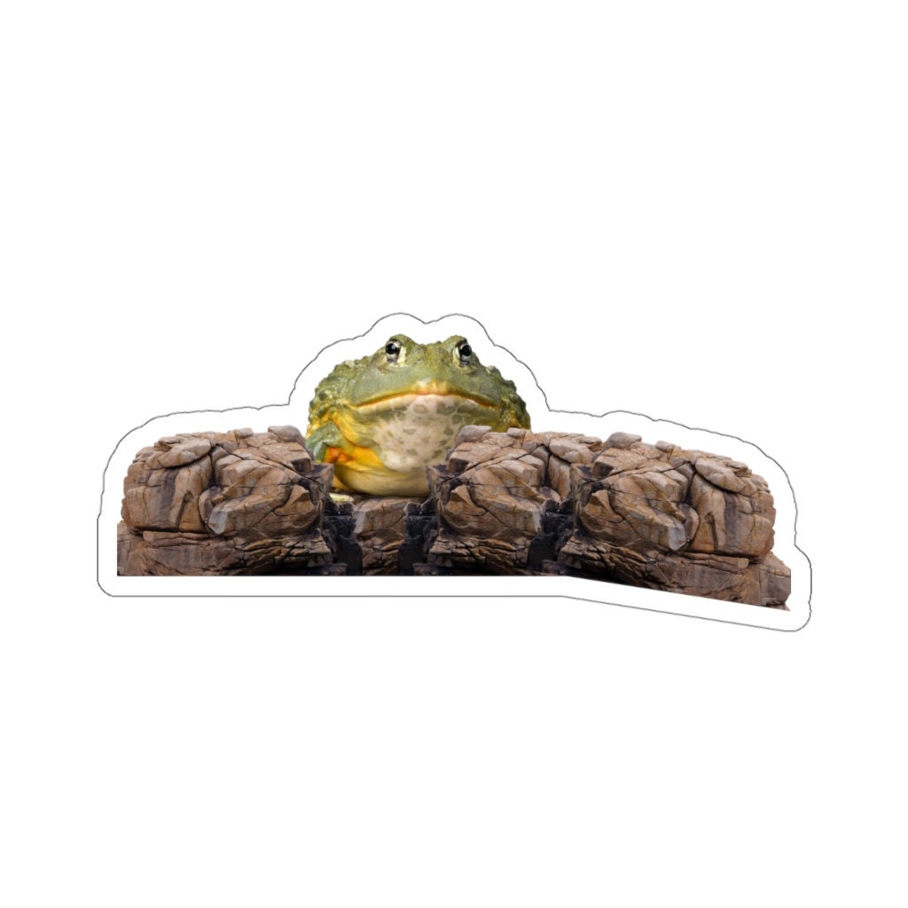 Frog Die-cut Sticker - Etsy