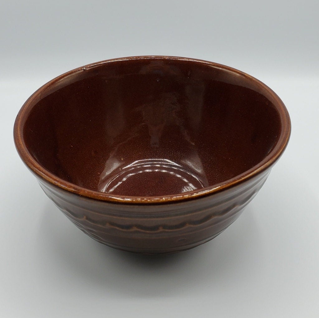 Vintage 8" Marcrest Stoneware Daisy & Dot Ovenproof Mixing Bowl in ...