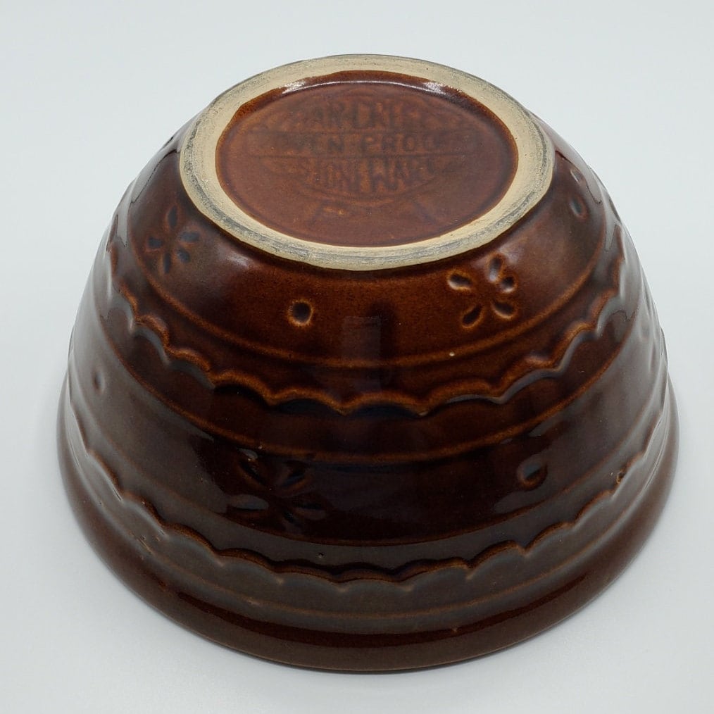 Vintage 8" Marcrest Stoneware Daisy & Dot Ovenproof Mixing Bowl in ...