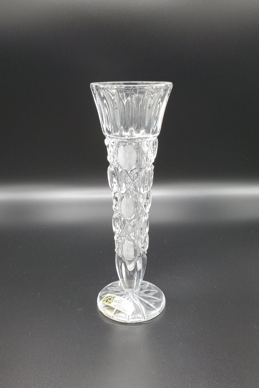 Vintage 1970s, Handcut Lead Crystal Vase, Western Germany - Etsy