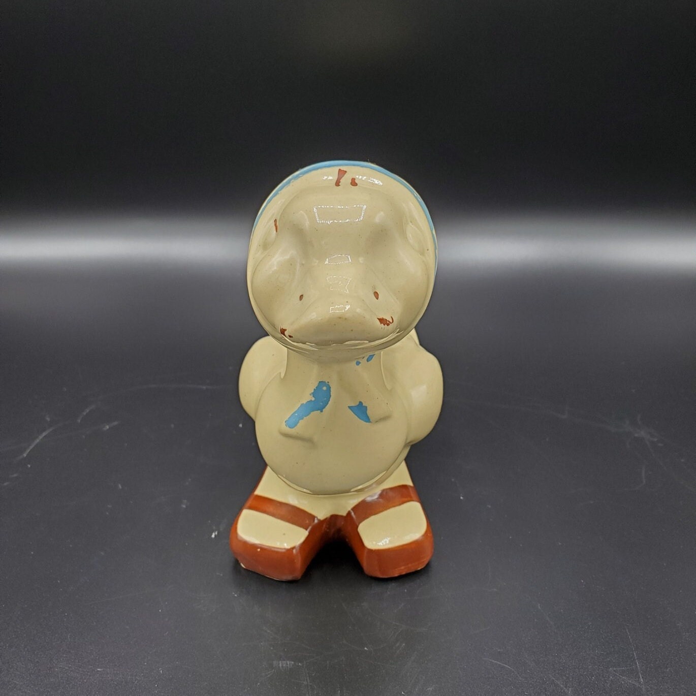 Vintage USA NS Co. Painted Art Pottery Duck Planter - Etsy