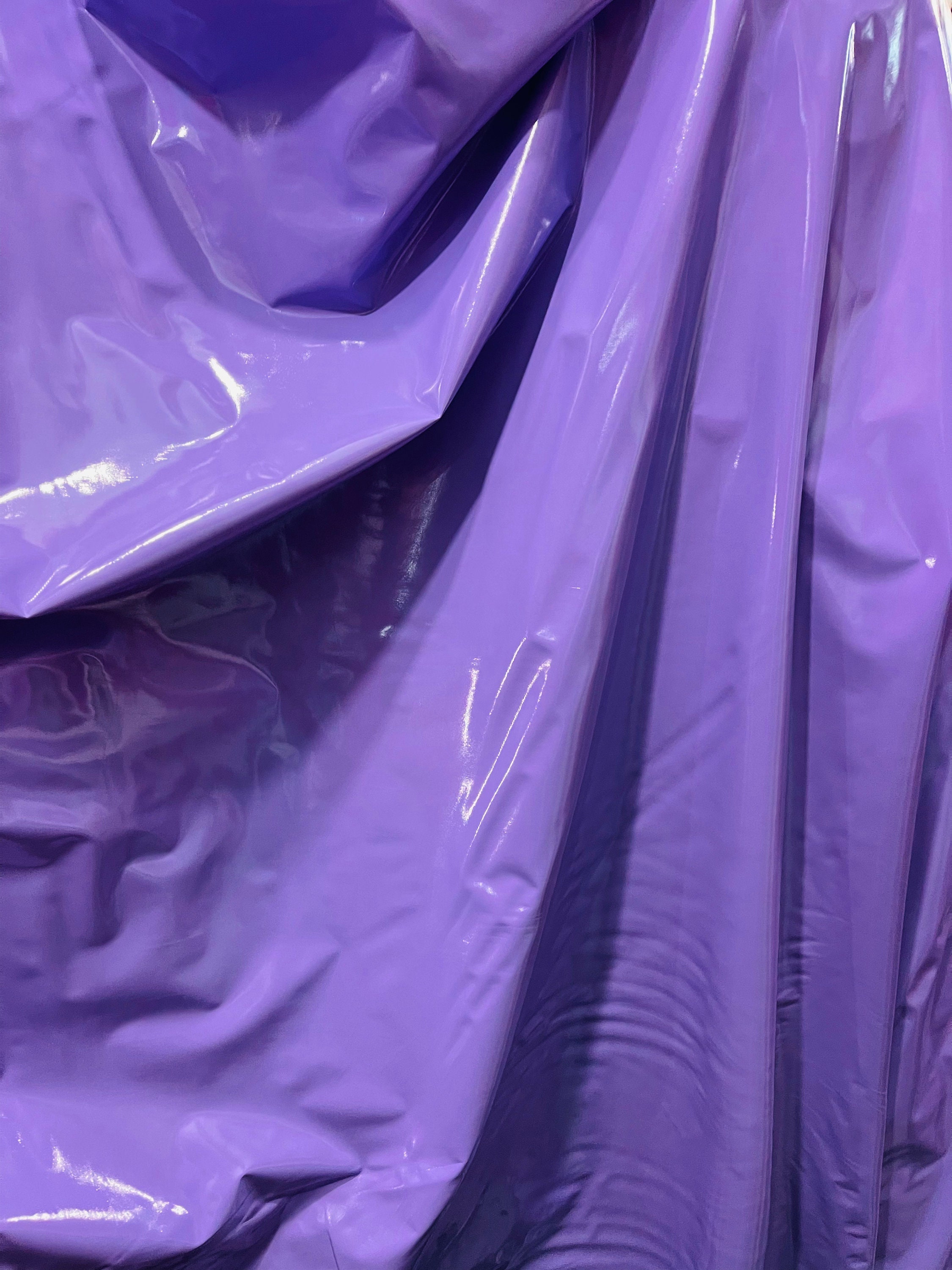 Supper Shinny Lilac Stretch Vinyl Great Fabrics for Evening - Etsy