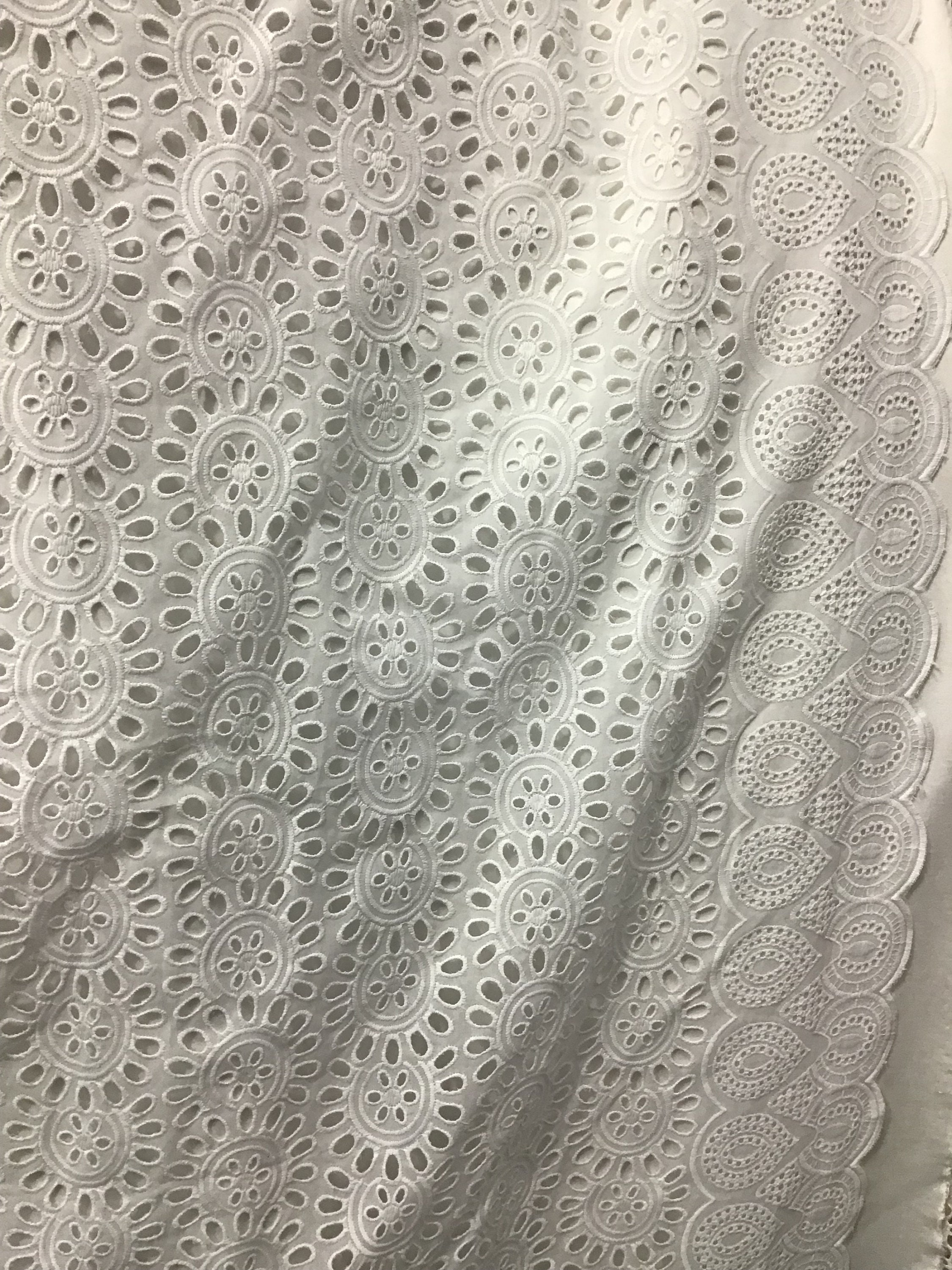 100% Cotton Lace Embroidery Eyelet Great for Summer Dress - Etsy