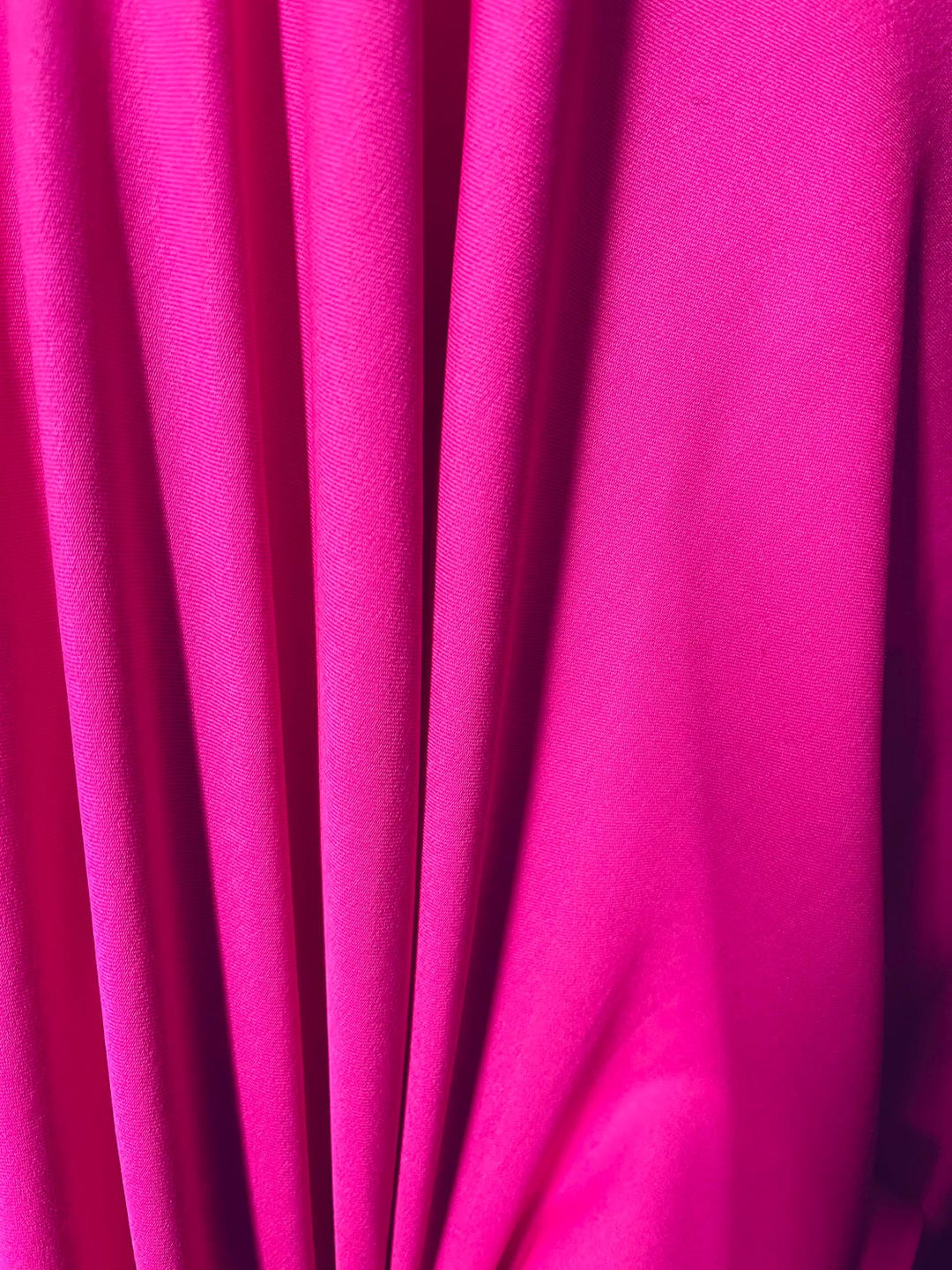 Hot Pink Mikado Zibeline Stretchy Great Fabrics for Evening Dress ...