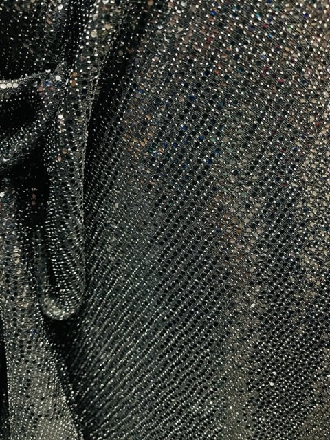 Jet Black Designer Sequence Great Fabrics for Prom Dress Evening ...