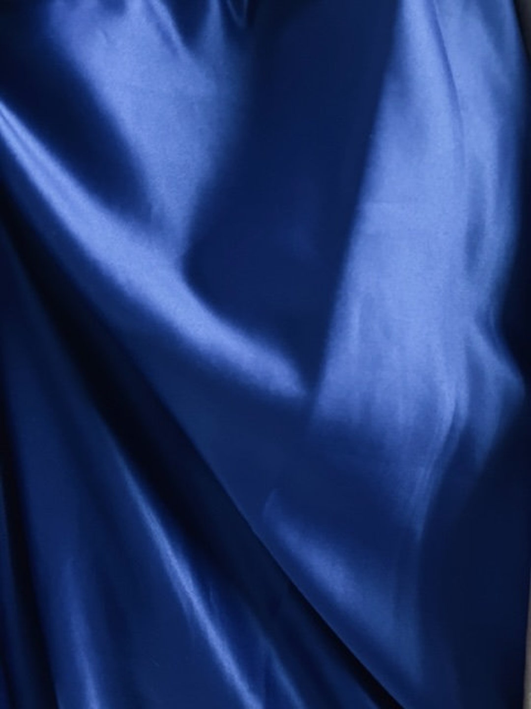 Dark Royal Blue Matt Super Tuxedo Satin Great for Wedding Dress Prom ...