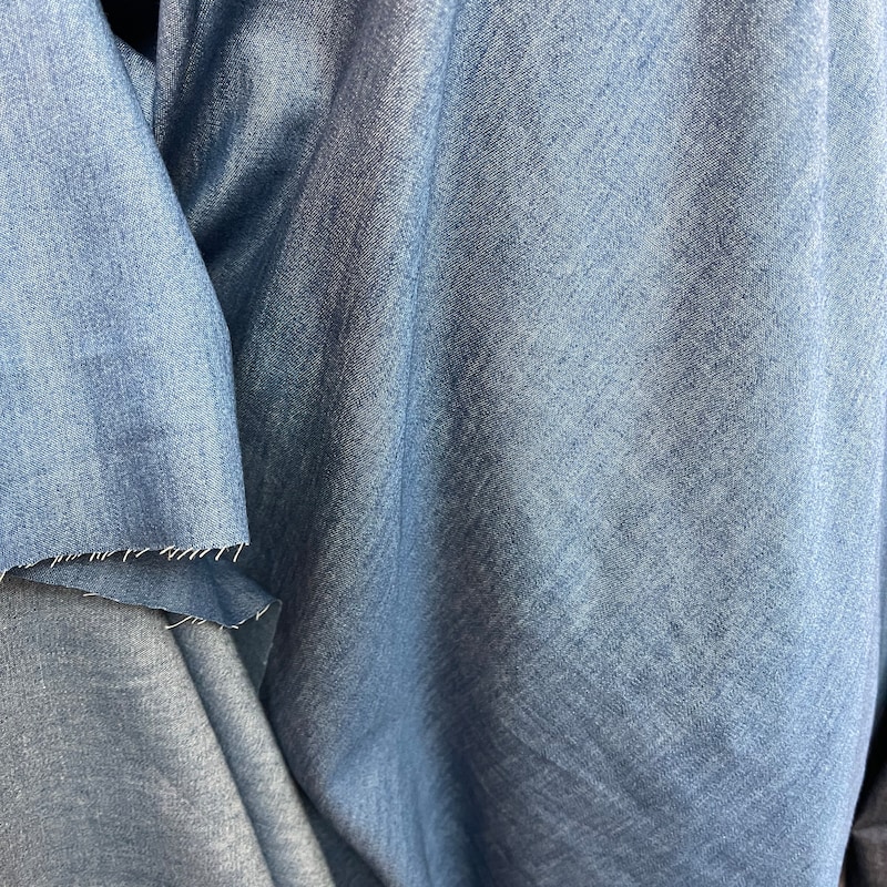 Gold Chambray Fabric - Etsy UK